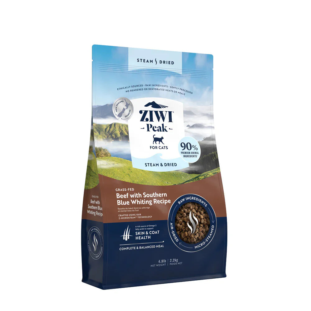 Ziwi Peak Steam & Dried Beef Cat Food – A Coombs Pet Centre