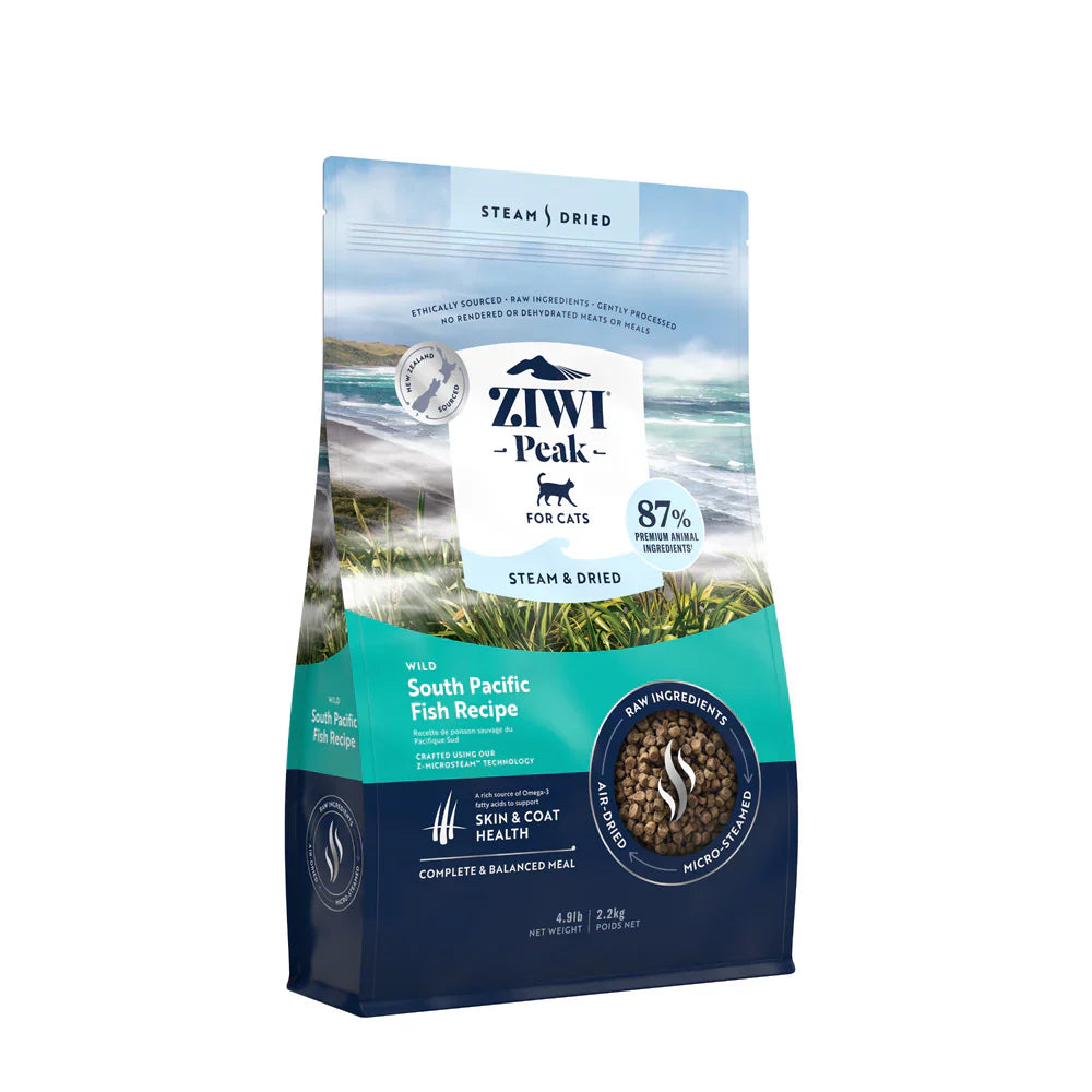 Ziwi Peak Steam & Dried Wild South Pacific Fish Cat Food – A Coombs Pet ...