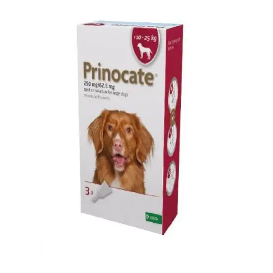Prinocate® Spot-On Solution for Large Dogs 250mg/62.5mg (10kg-25kg) – A ...