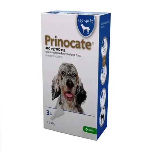 Prinocate® Spot-On Solution for Extra Large Dogs 400mg/100mg (25kg-40k ...