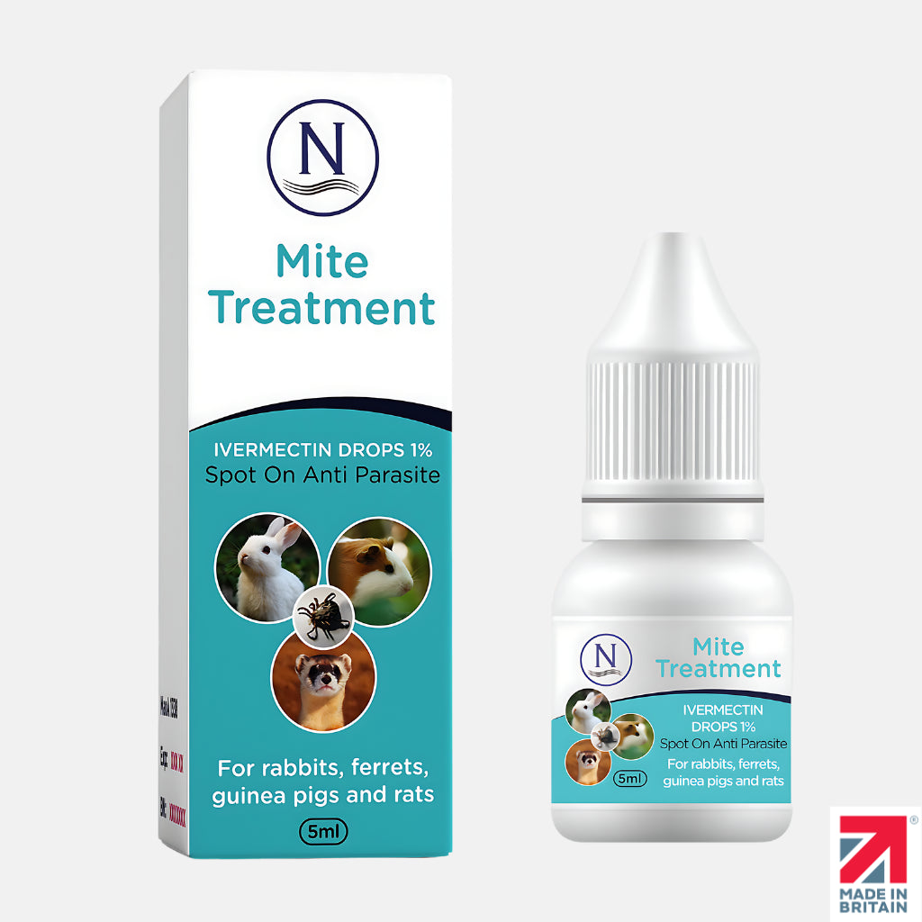 Naqua Mite Treatment Spot-On Rabbits, Guinea Pigs, Ferrets, Rats Iverm ...