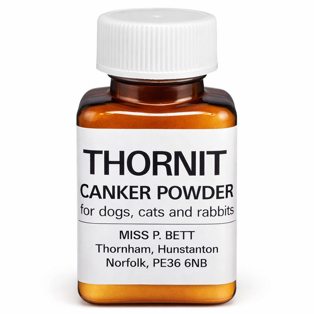 Thornit Canker Ear Powder 20g Effective Relief for Pet Ear Irritations ...