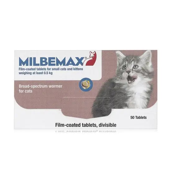 Milbemax™ Film-Coated Tablets for Small Cats and Kittens (0.5kg-2kg ...