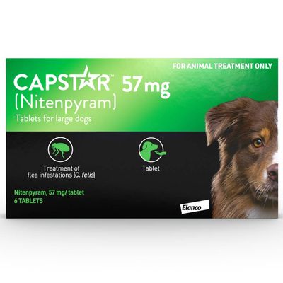Capstar 57mg Tablets for Dogs - Flea Treatment – A Coombs Pet Centre