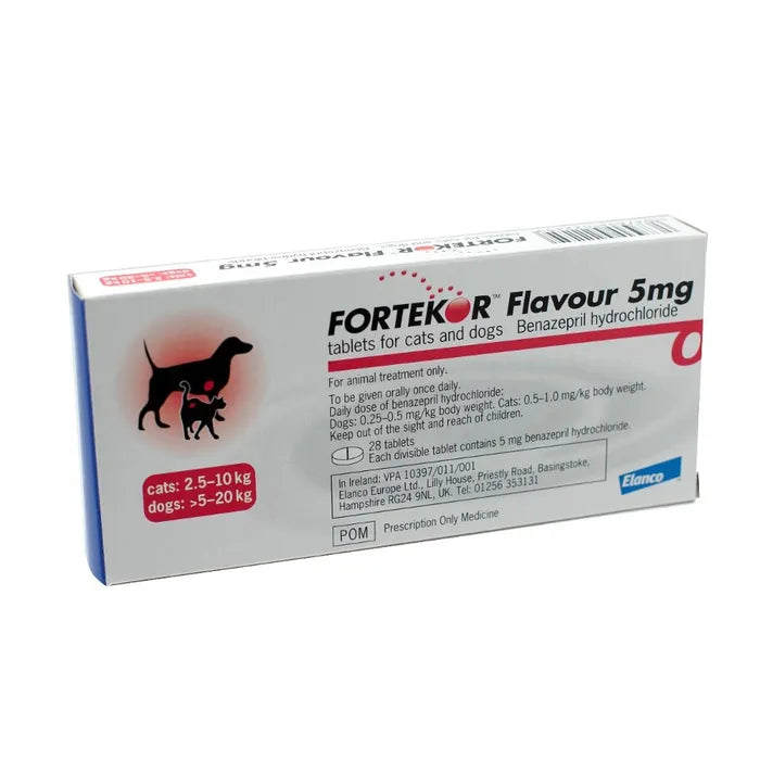 Fortekor® Flavoured Tablets for Dogs and Cats 5mg – A Coombs Pet Centre