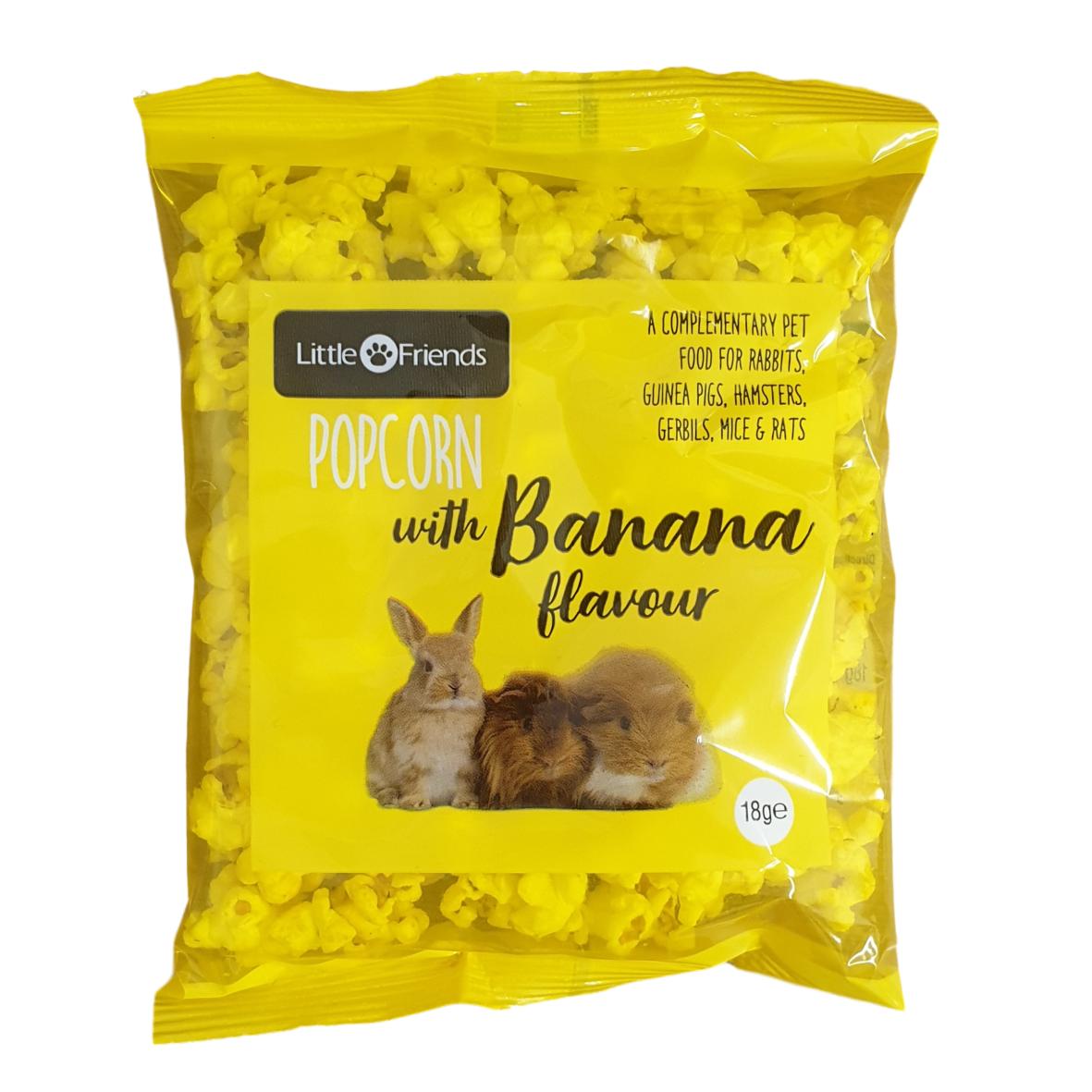 Little Friends Banana Popcorn 18g – A Coombs Pet Centre