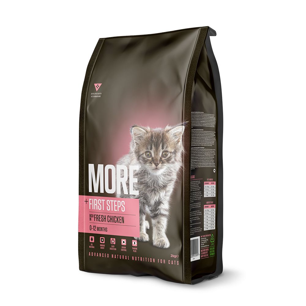 MORE First Steps Chicken Dry Cat Food – A Coombs Pet Centre
