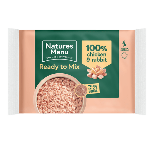 Natures Menu 100% Chicken and Rabbit Block 400g – A Coombs Pet Centre
