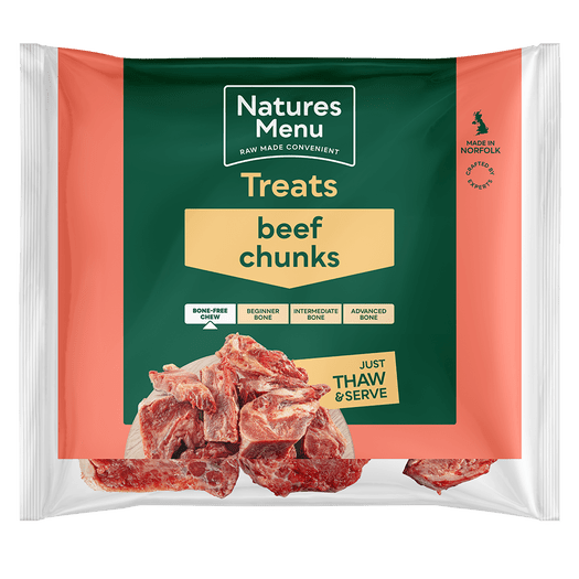 Natures Menu Raw Chew Beef Chunks 1kg – A Coombs Pet Centre