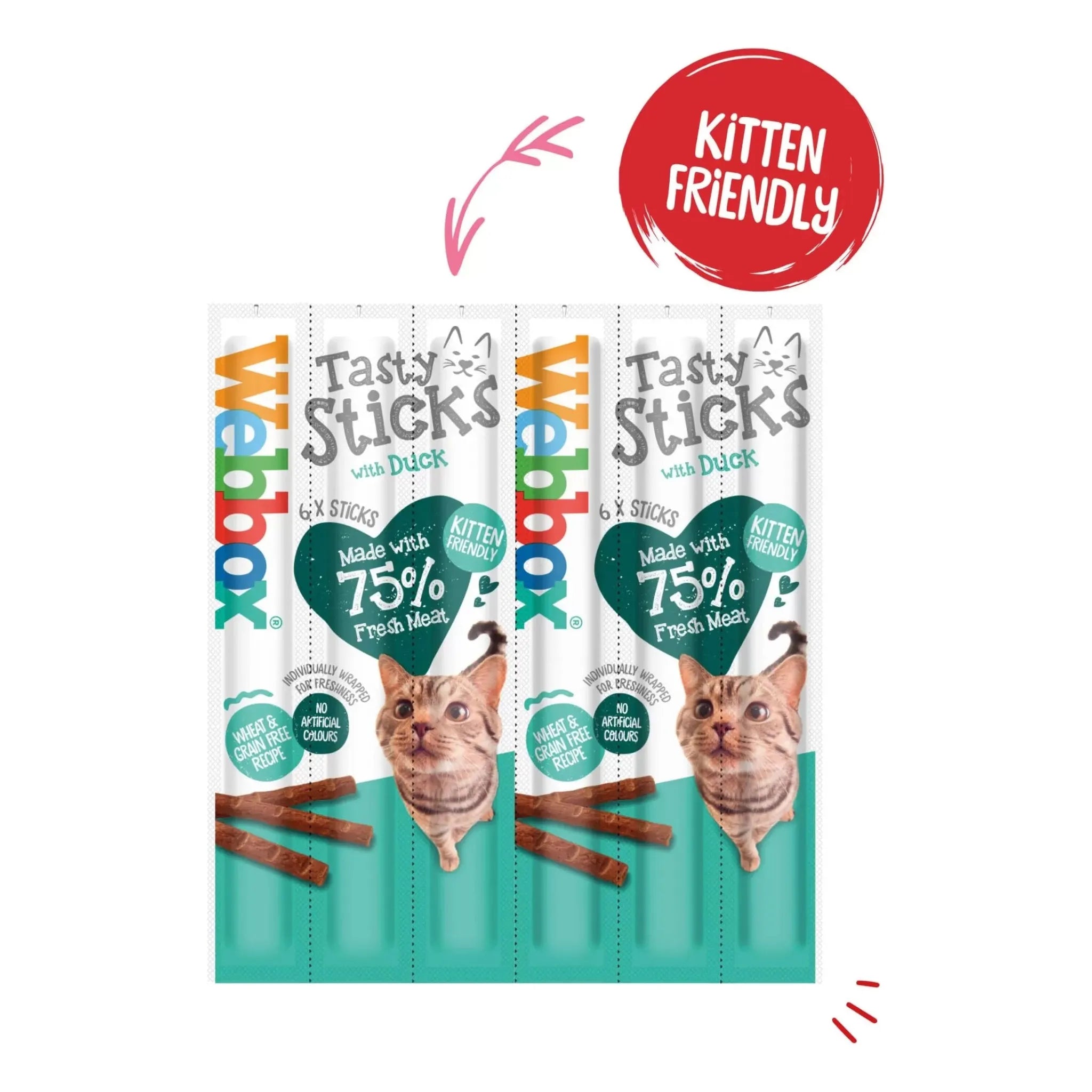 Webbox Tasty Sticks Duck Cat Treats – A Coombs Pet Centre