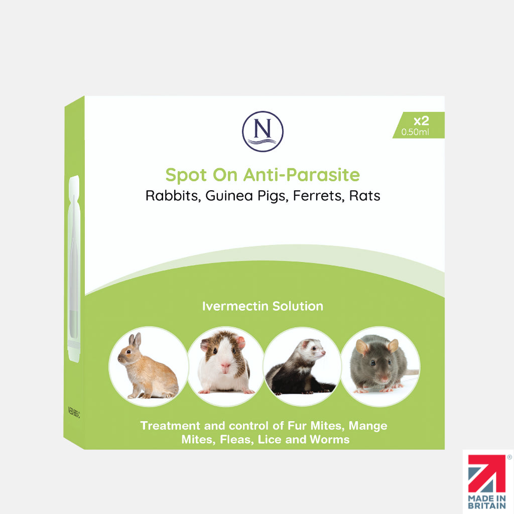 Naqua Ivermectin Anti-Parasite Spot-On Small Animals – A Coombs Pet Centre